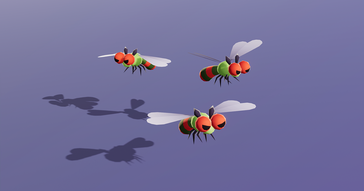 Dragonfly Arrow Cute Series | 角色 | Unity Asset Store