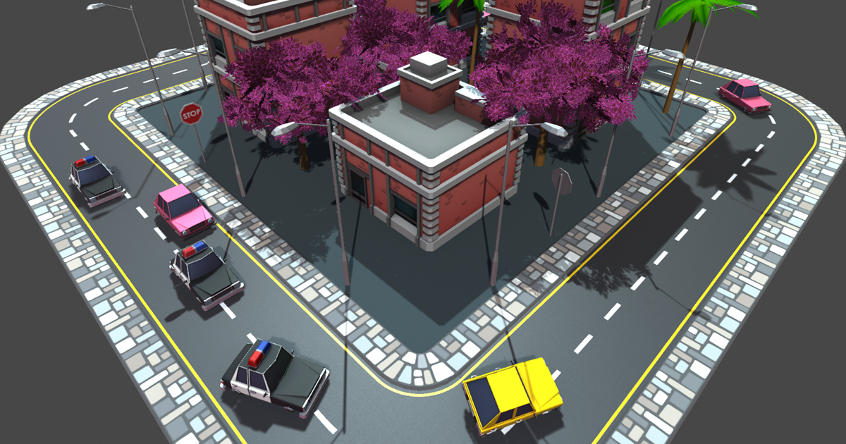 Free Cartoon world | 3D Urban | Unity Asset Store