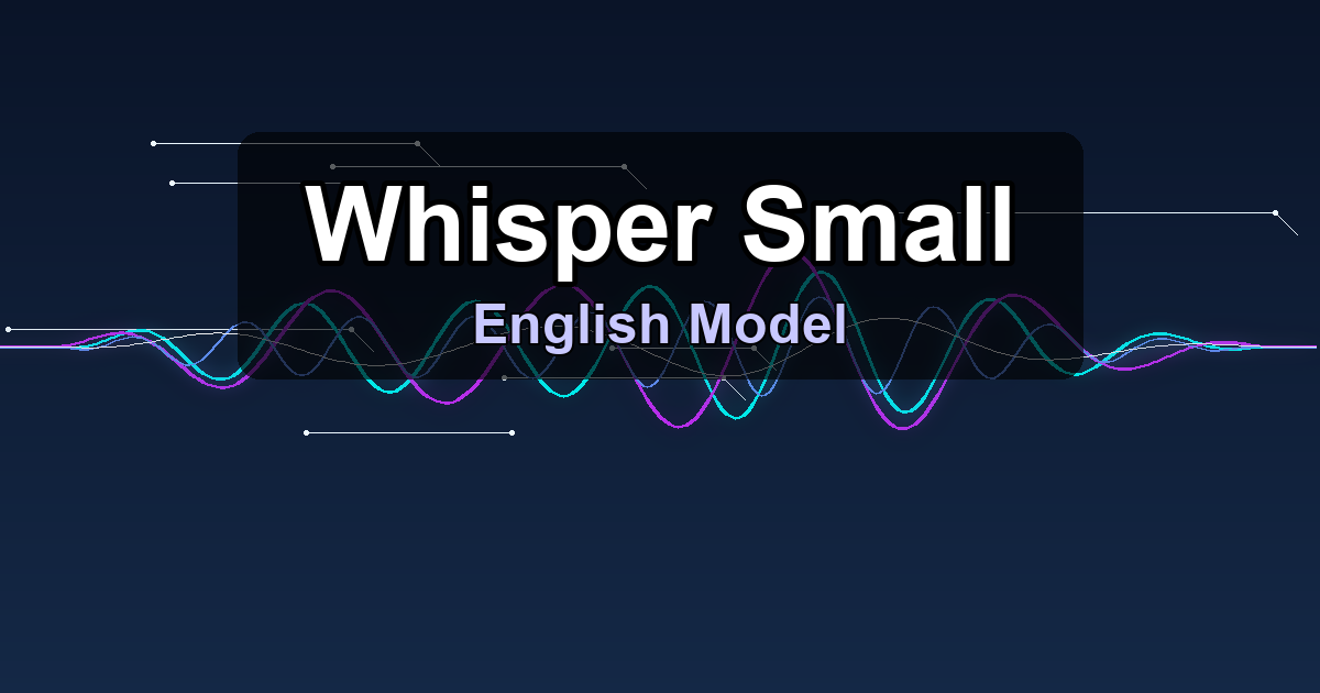 Whisper Small EN (OnnxRuntime/DirectML) for Unity | Audio | Unity Asset ...