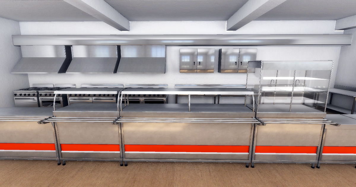 Commercial Kitchen Equipment | 3D Furniture | Unity Asset Store
