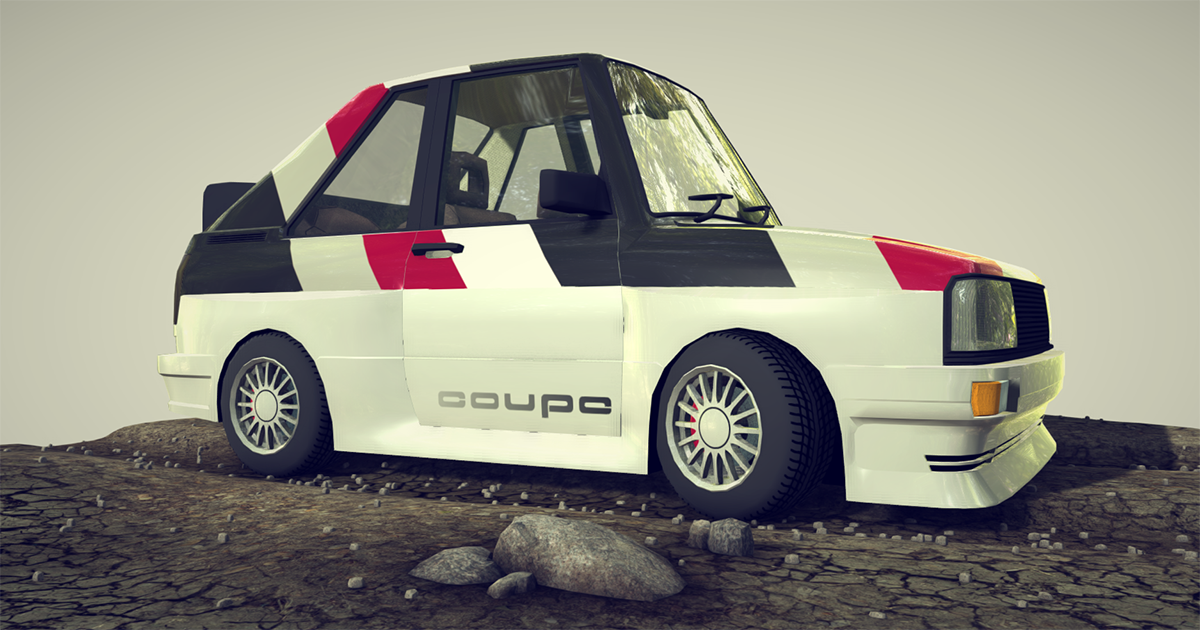 Cartoon Coupe | 3D Land | Unity Asset Store