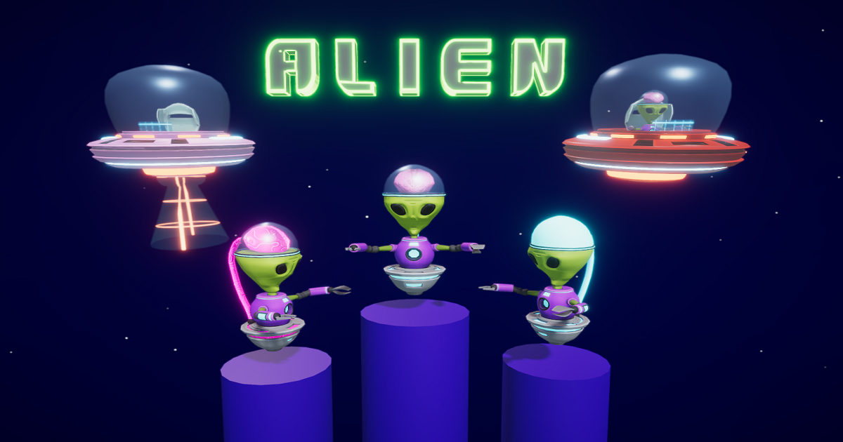 UFO and Alien | Characters | Unity Asset Store