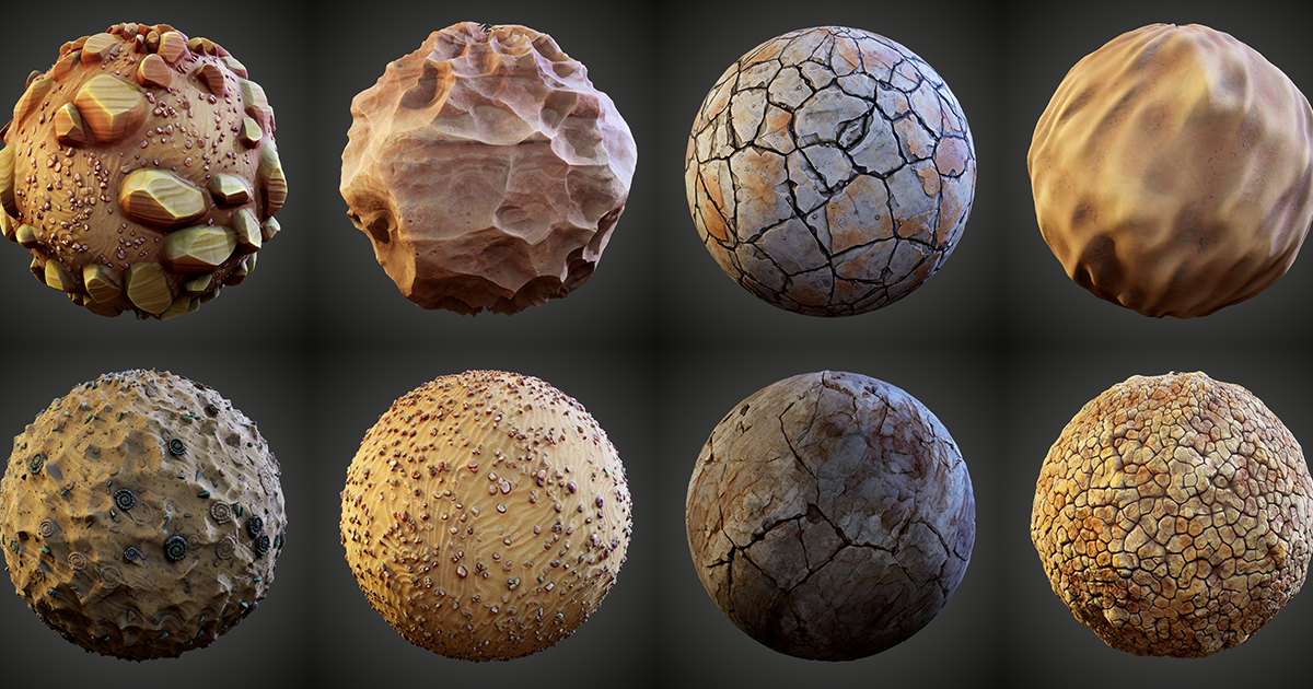 Stylized Great Desert Materials | 2D Textures & Materials | Unity Asset ...
