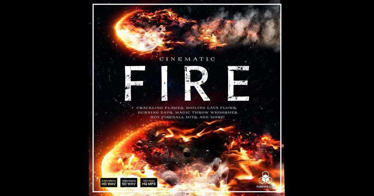 Fusehive-Cinematic_Fire_Sound_Effects_Library | Audio Sound FX | Unity Asset Store