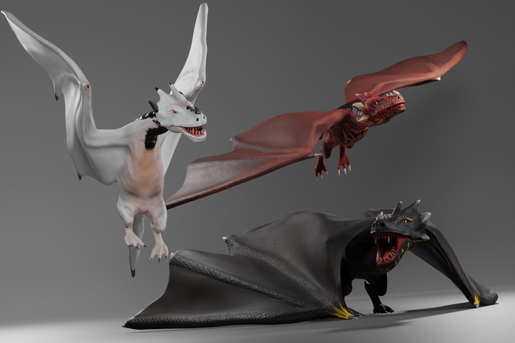 Dragons 1 | 3D Creatures | Unity Asset Store