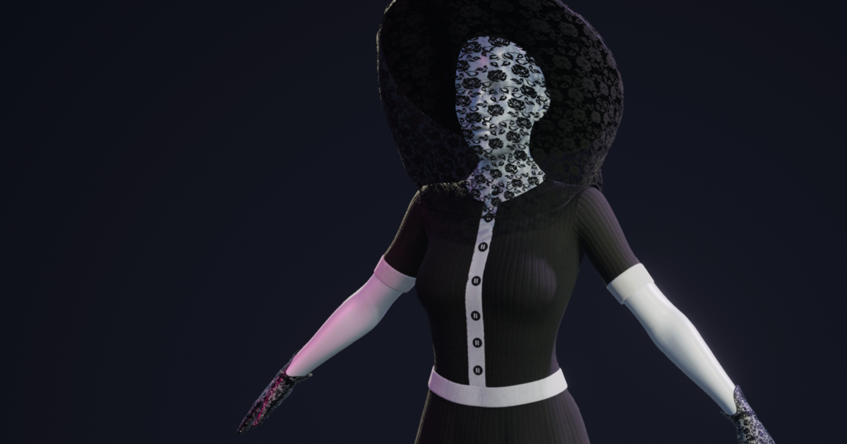Playful Witchy Outfit Female from Tafi | 3D Clothing | Unity Asset Store