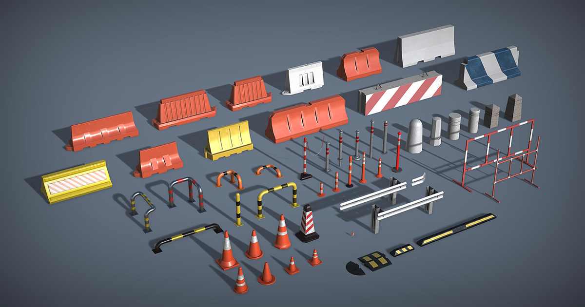 Game Ready Road Props | 3D Urban | Unity Asset Store