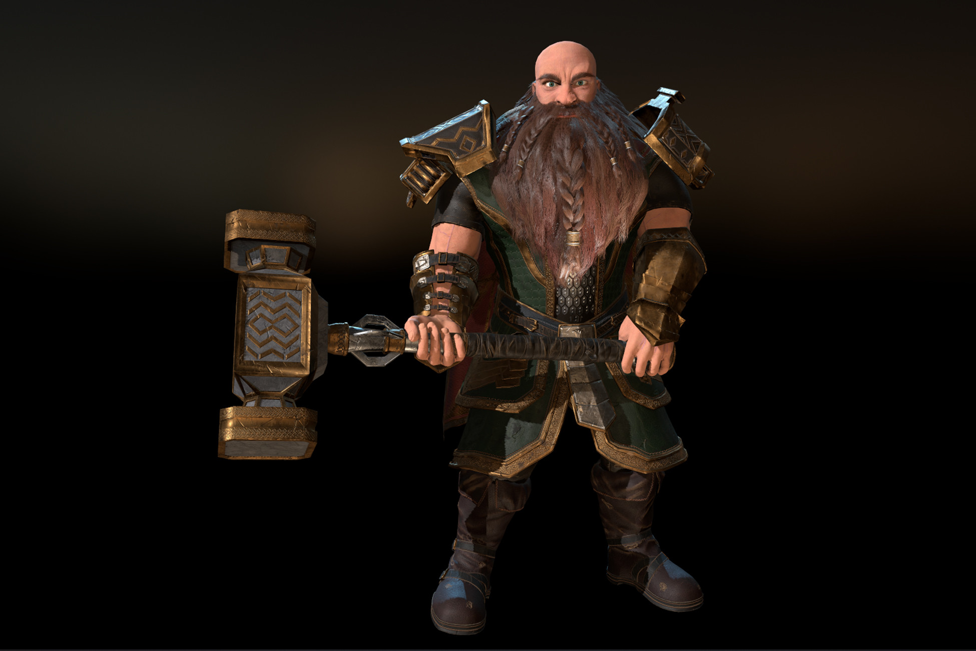 Dwarf Old | Characters | Unity Asset Store