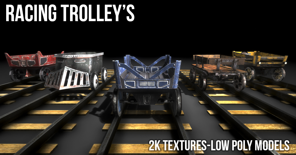 Racing Trolley´s | 3D Vehicles | Unity Asset Store