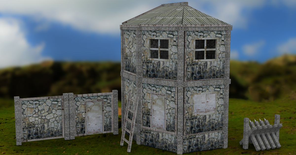 Construction for Stones Houses | 3D Industrial | Unity Asset Store