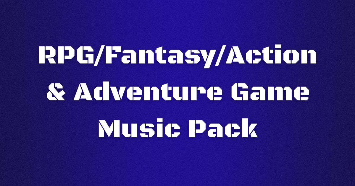 Wonderful RPG/Fantasy/Action & Adventure Game Music Pack | Audio Music ...
