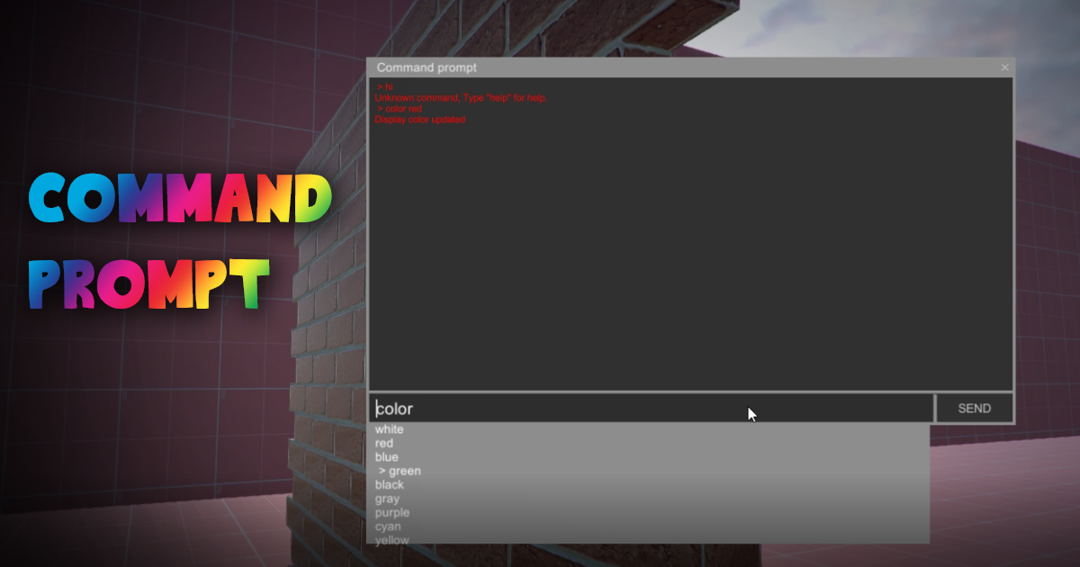 Advanced Command Prompt Integration Unity Asset Store