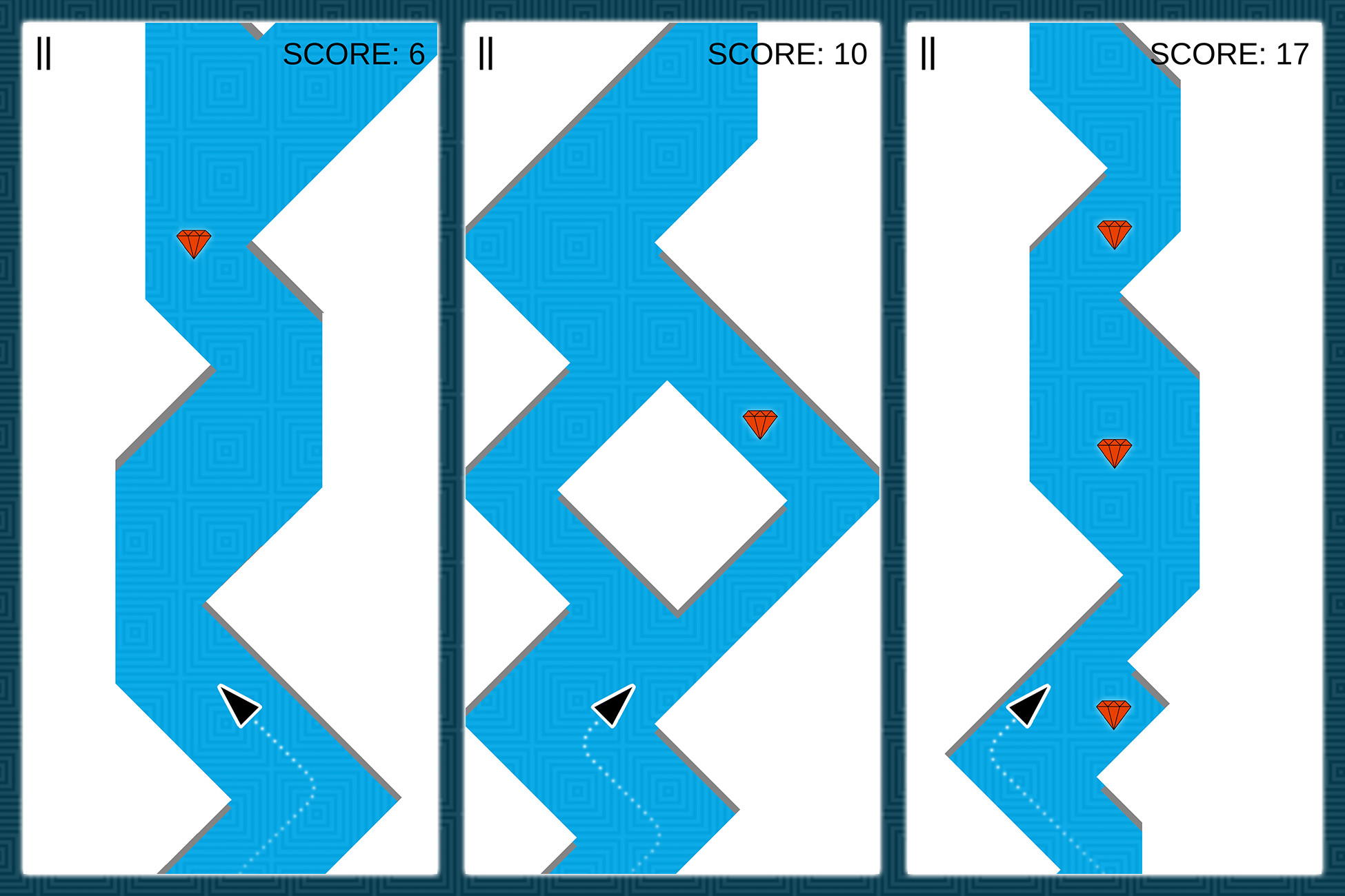 Arrow Racer - endless zig-zag maze - complete 2D game for android & iOS | Packs | Unity Asset Store