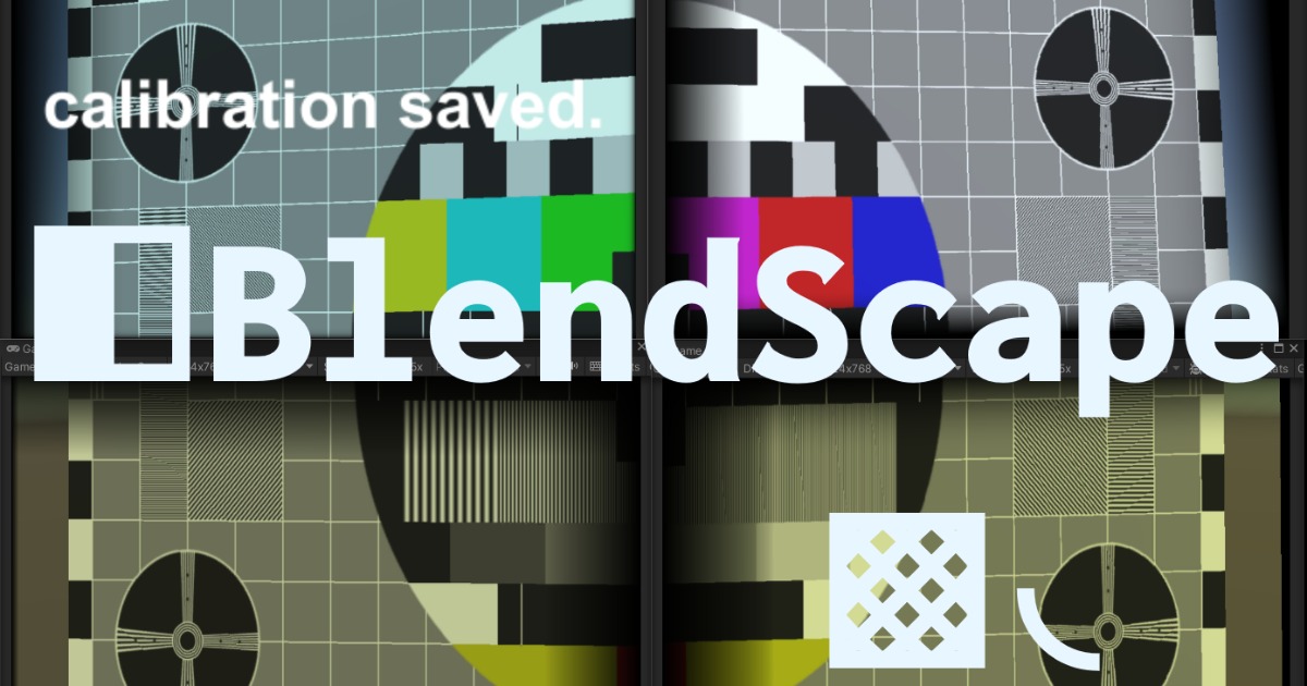 BlendScape: multi-display projection & edge blending | Camera | Unity ...