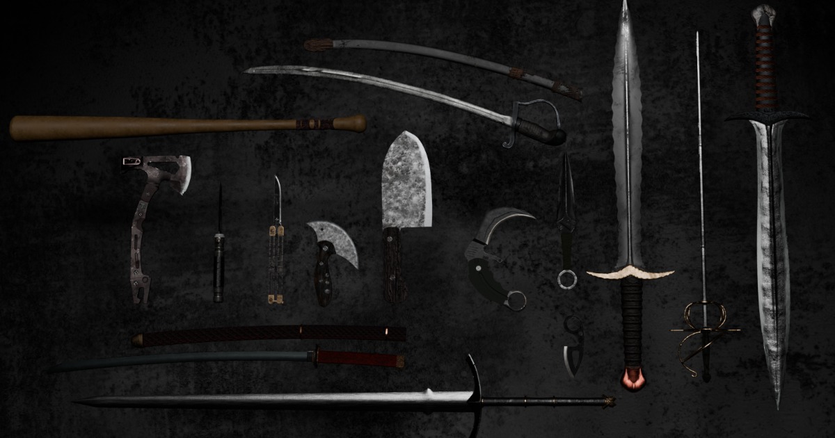 Melee Mastery Pack | 3D Weapons | Unity Asset Store