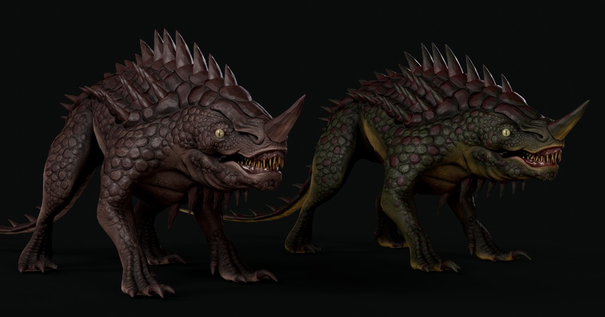 Fantasy Beast 04 | 3D Creatures | Unity Asset Store