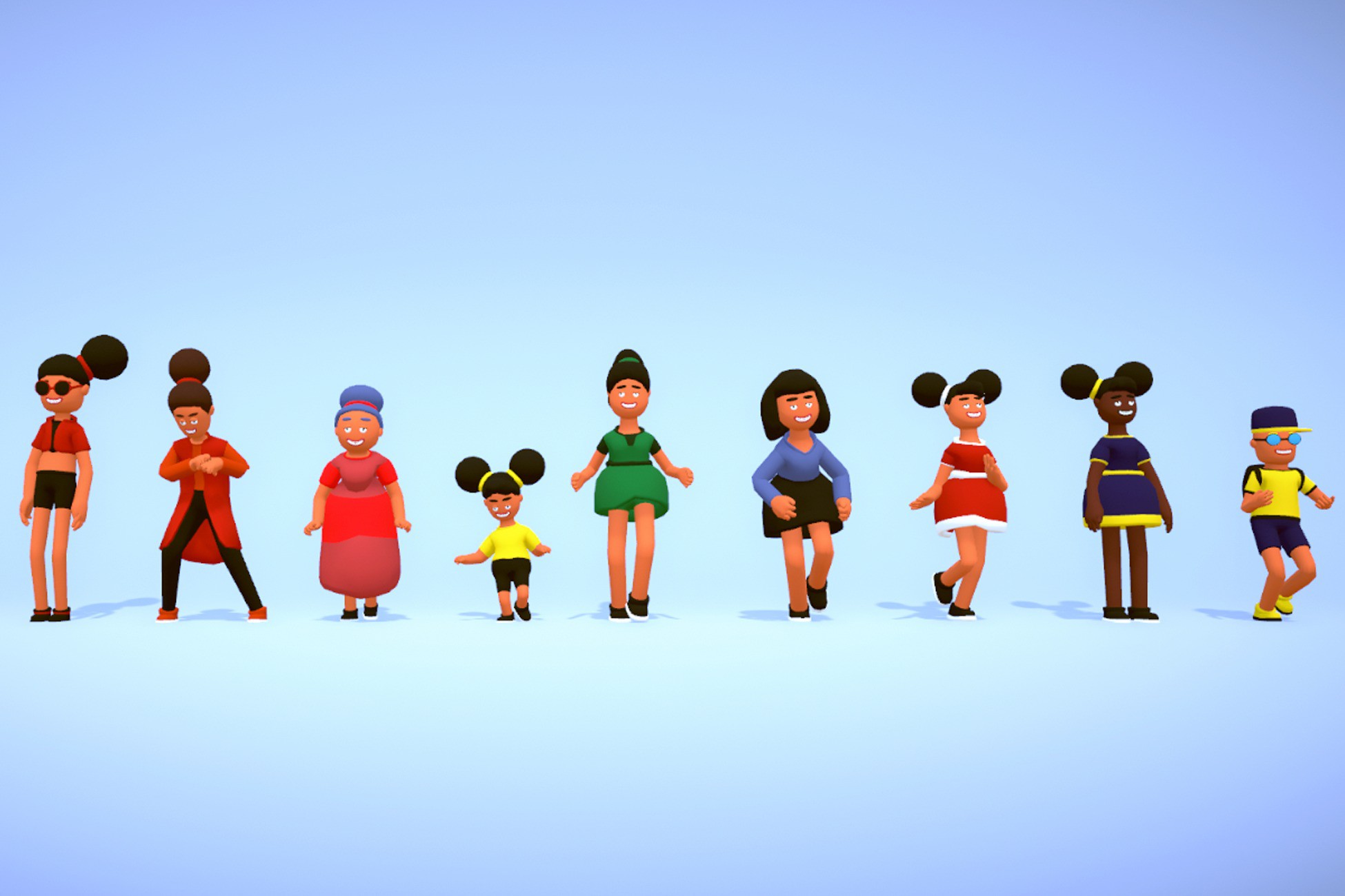 3D Stylized Characters Pack 6 | 3D Humanoids | Unity Asset Store