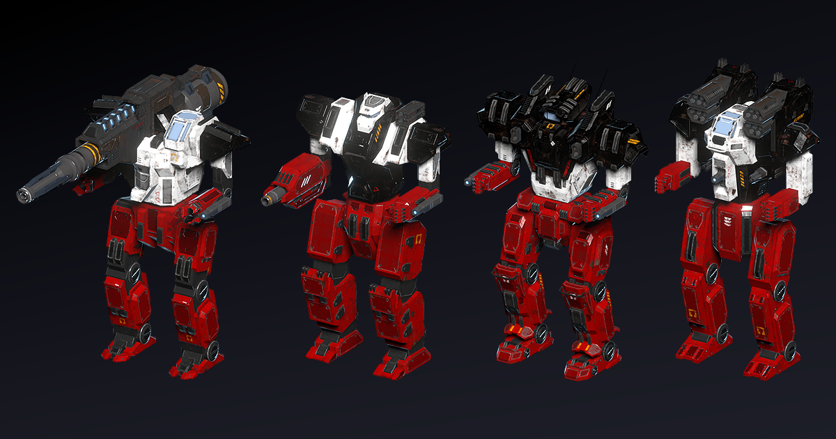 Light Mechs Collection I | 3D Robots | Unity Asset Store