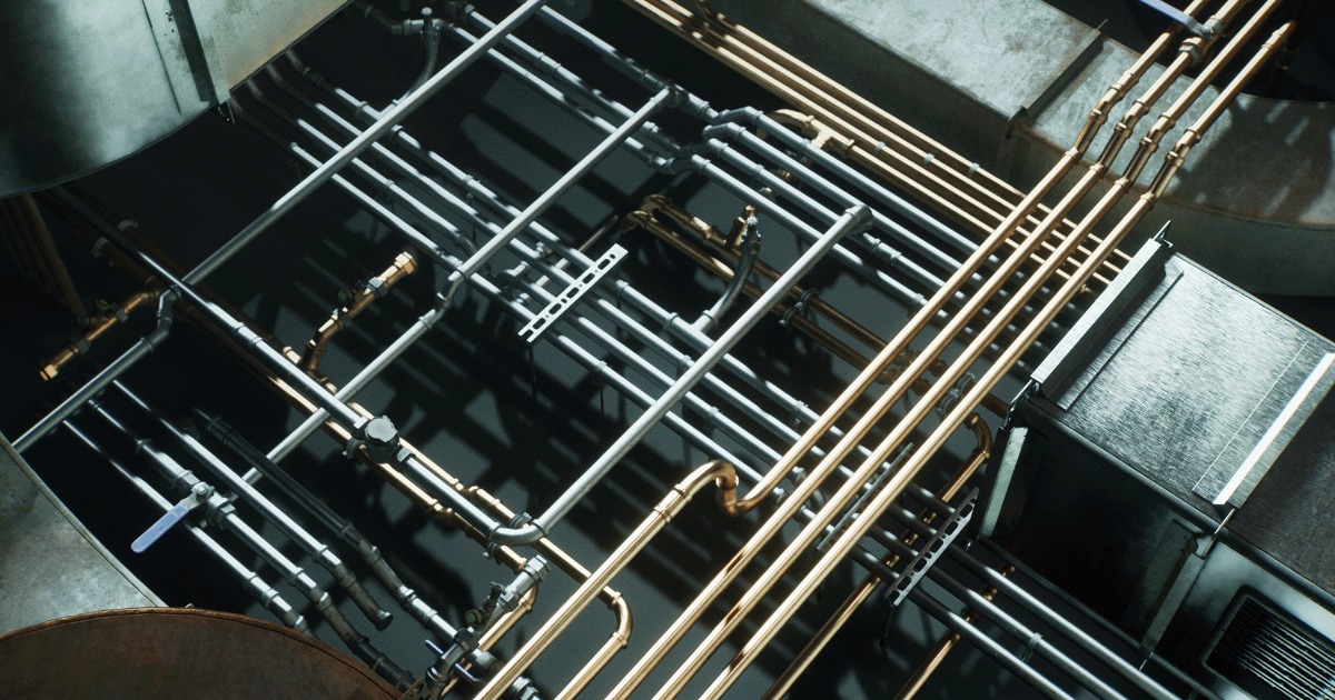 Modular Pipes Pack Vol.02 | 3D Industrial | Unity Asset Store