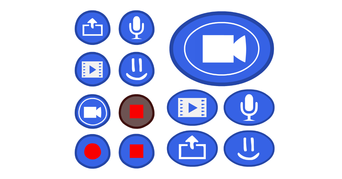 Video Icons | 2D Icons | Unity Asset Store