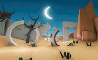 Low Poly Desert Ruins | Unity AssetStore概要 优惠信息 beta