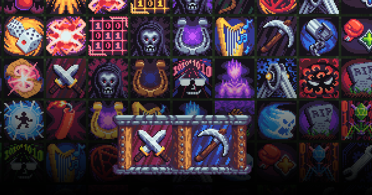 Super Pixel Skill Icons Pack 4 2d Icons Unity Asset Store