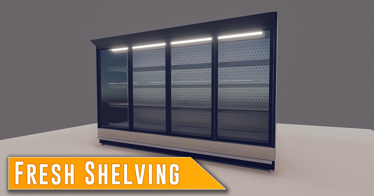 Fresh shelving | 3D Furniture | Unity Asset Store