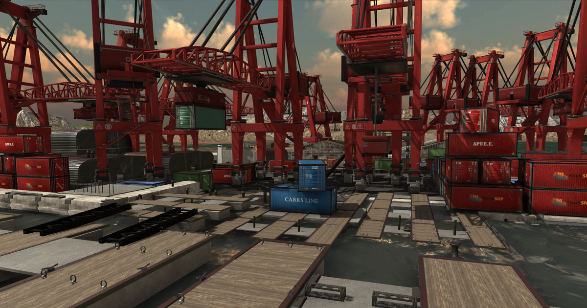 Dockyard Terminal Package | 3D Industrial | Unity Asset Store