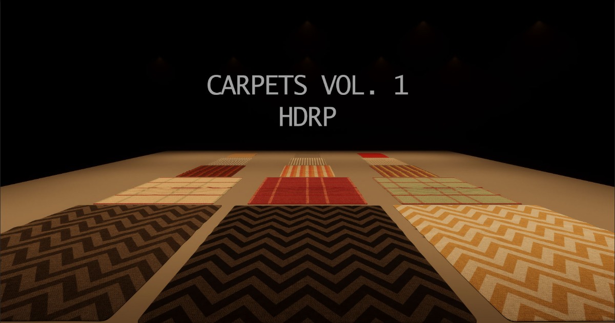 Carpets Vol 1 HDRP | 3D Props | Unity Asset Store