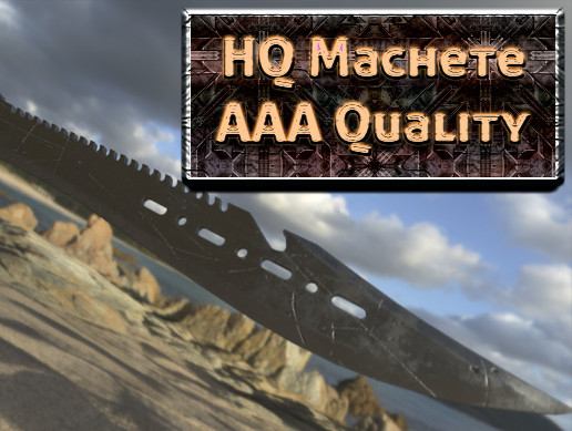 Melee Weapon - Machete HQ | 3D Weapons | Unity Asset Store