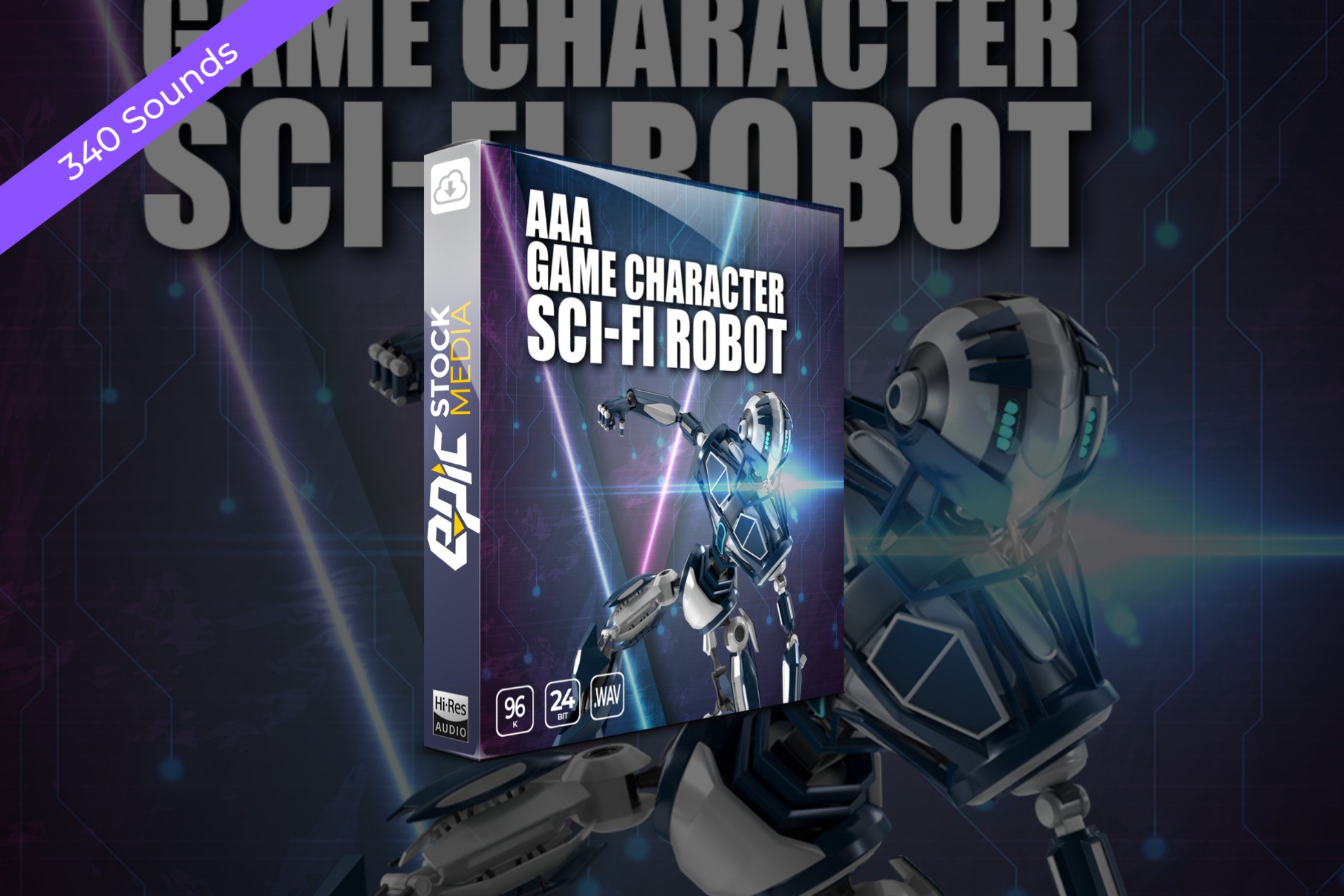 AAA Game Character Sci-fi Robot | Voices Sound FX | Unity Asset Store