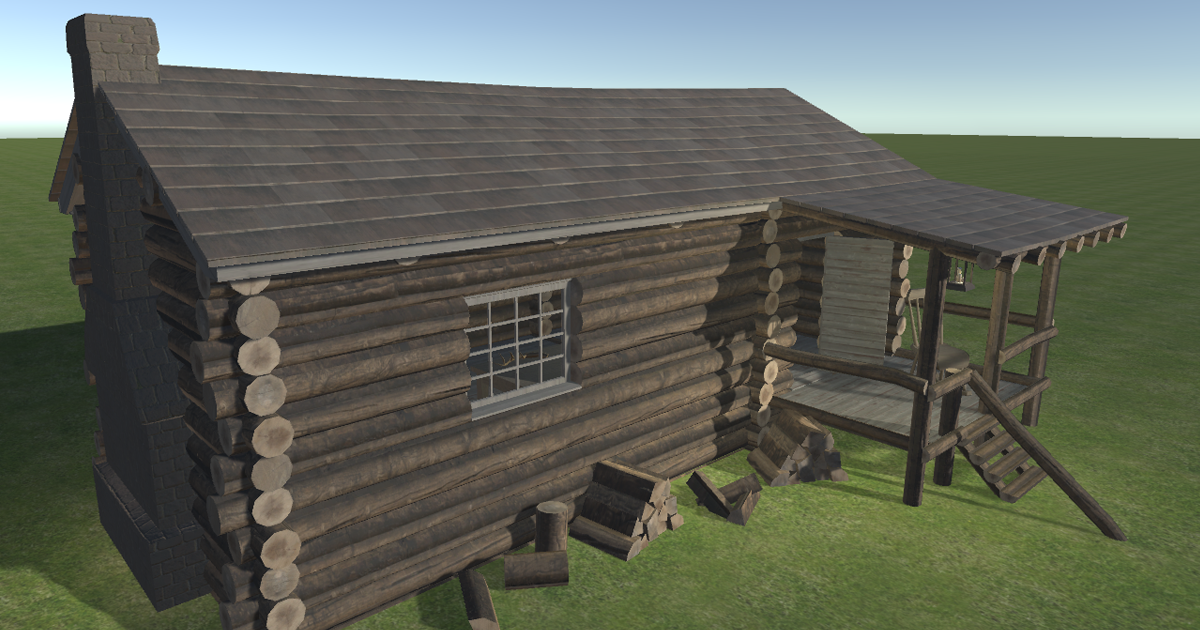 Hunters Cabin with interior | 3D Environments | Unity Asset Store