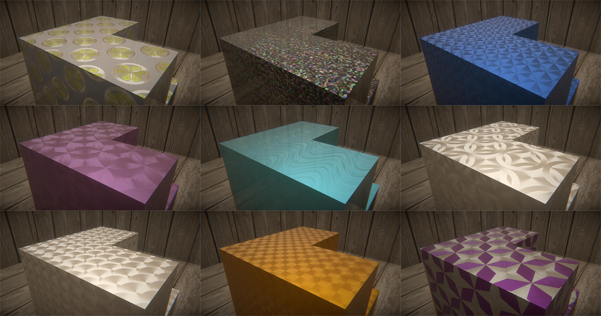 Anisotropy Material Pack | 2D Metals | Unity Asset Store