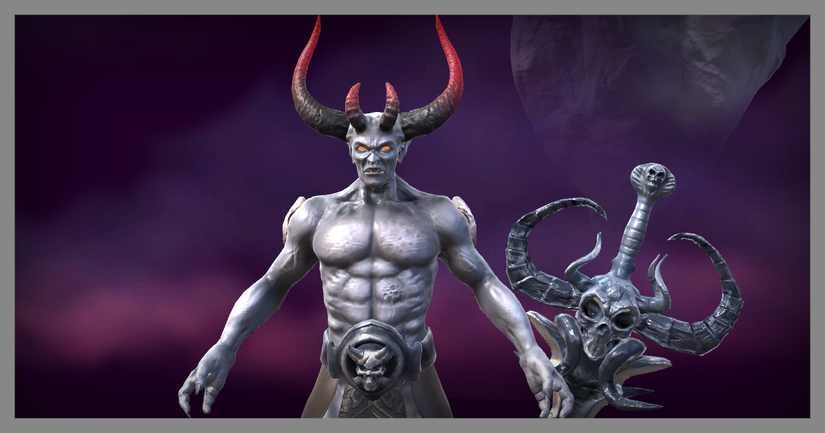 PBR Devil | 3D Characters | Unity Asset Store