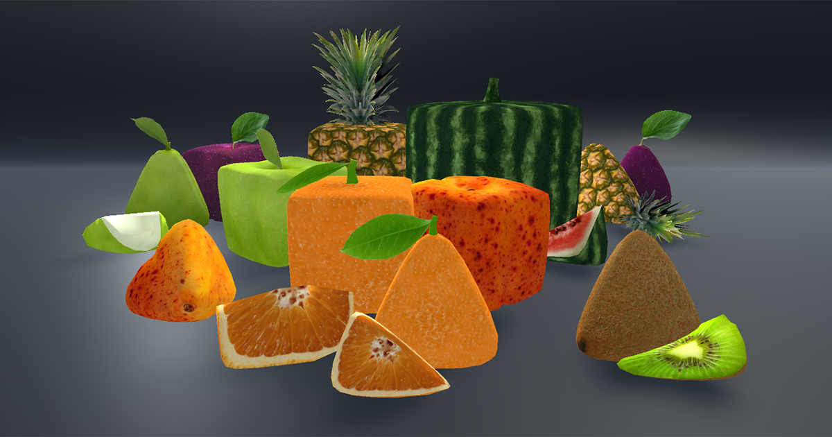 Breaking Fruits | 3D Food | Unity Asset Store