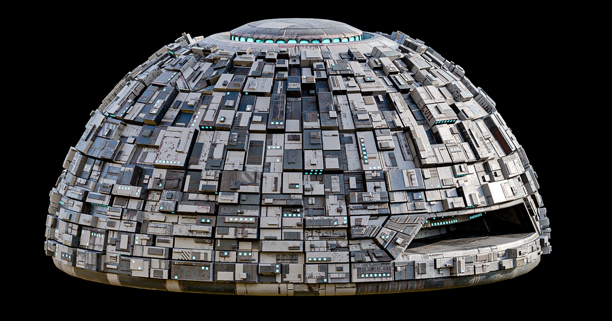 Hemisphere Motherhsip | 3D Space | Unity Asset Store