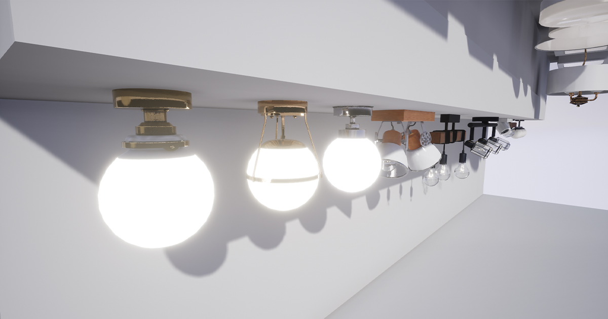 Ceiling Lamp Pack v.01 | 3D インテリア | Unity Asset Store