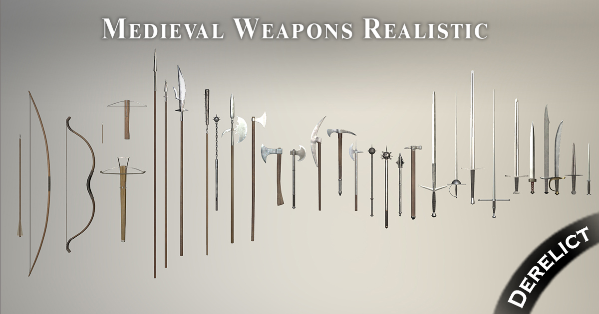 Medieval Weapons: Realistic | 3D Weapons | Unity Asset Store