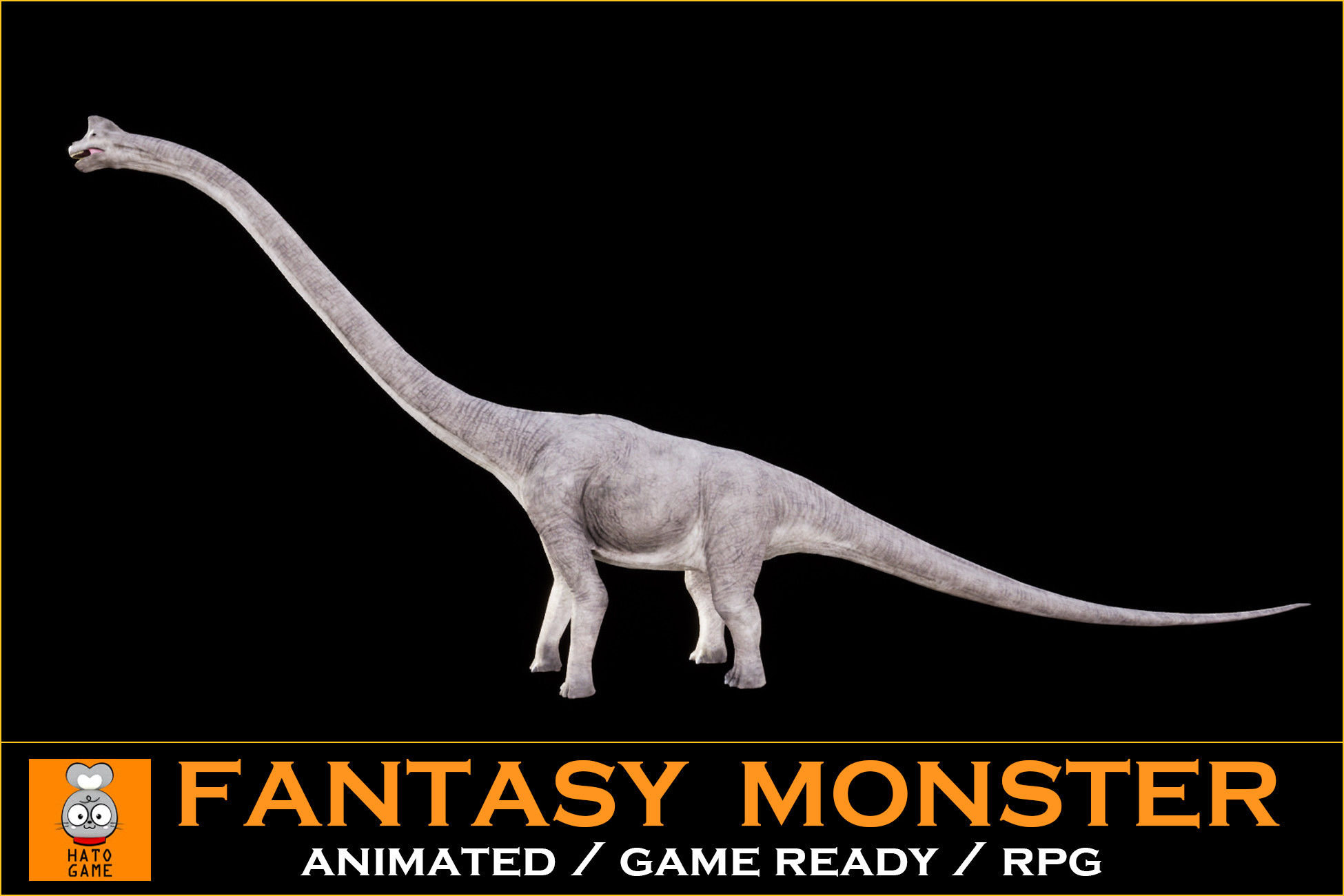 01_Brachiosaurus | 3D Characters | Unity Asset Store