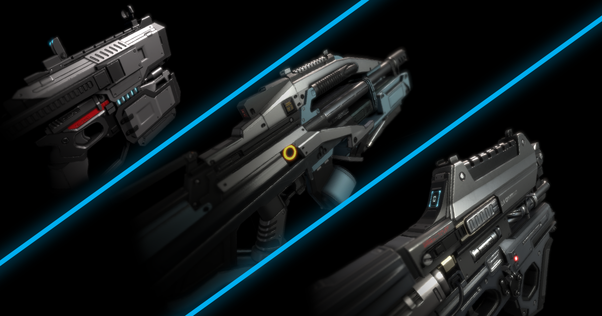 Sci-fi Arsenal [LWRP & URP] | 3D Guns | Unity Asset Store