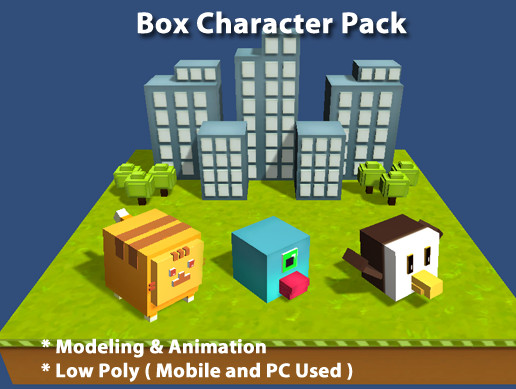 Box Characters Pack | 3D 角色 | Unity Asset Store