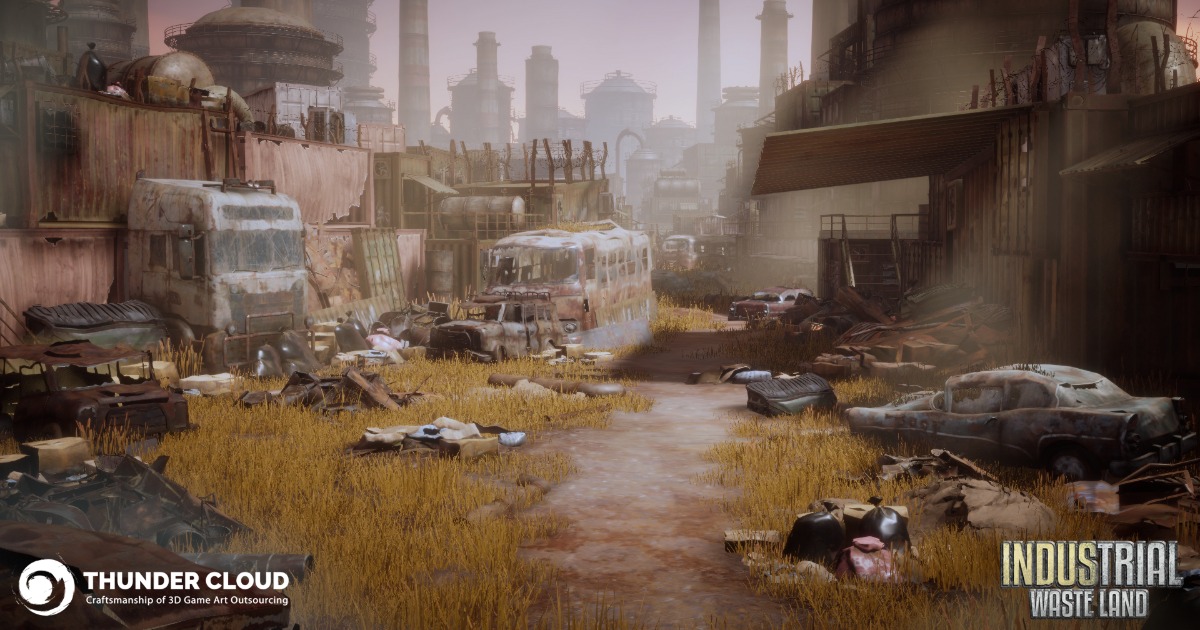 Industrial Waste Land | 3D Environments | Unity Asset Store