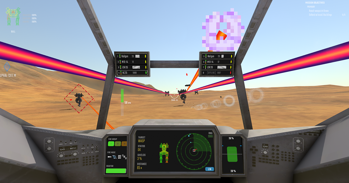 Retro Mech Simulator | Packs | Unity Asset Store