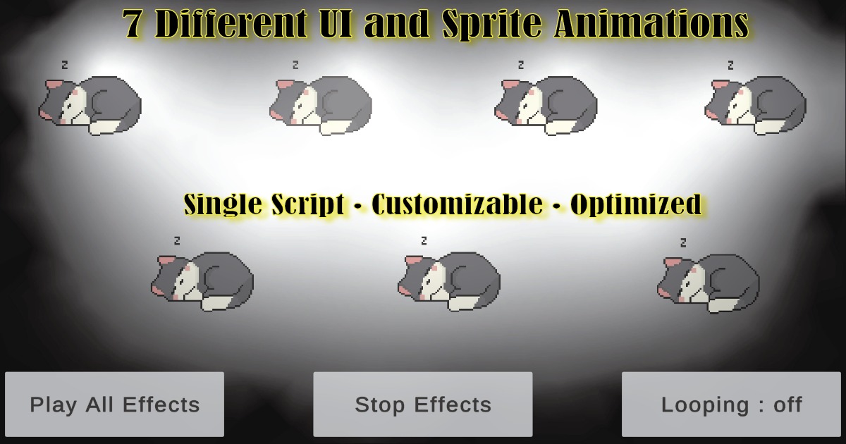 NimbleFX 2D - Sprite & UI Animations | 애니메이션 도구 | Unity Asset Store