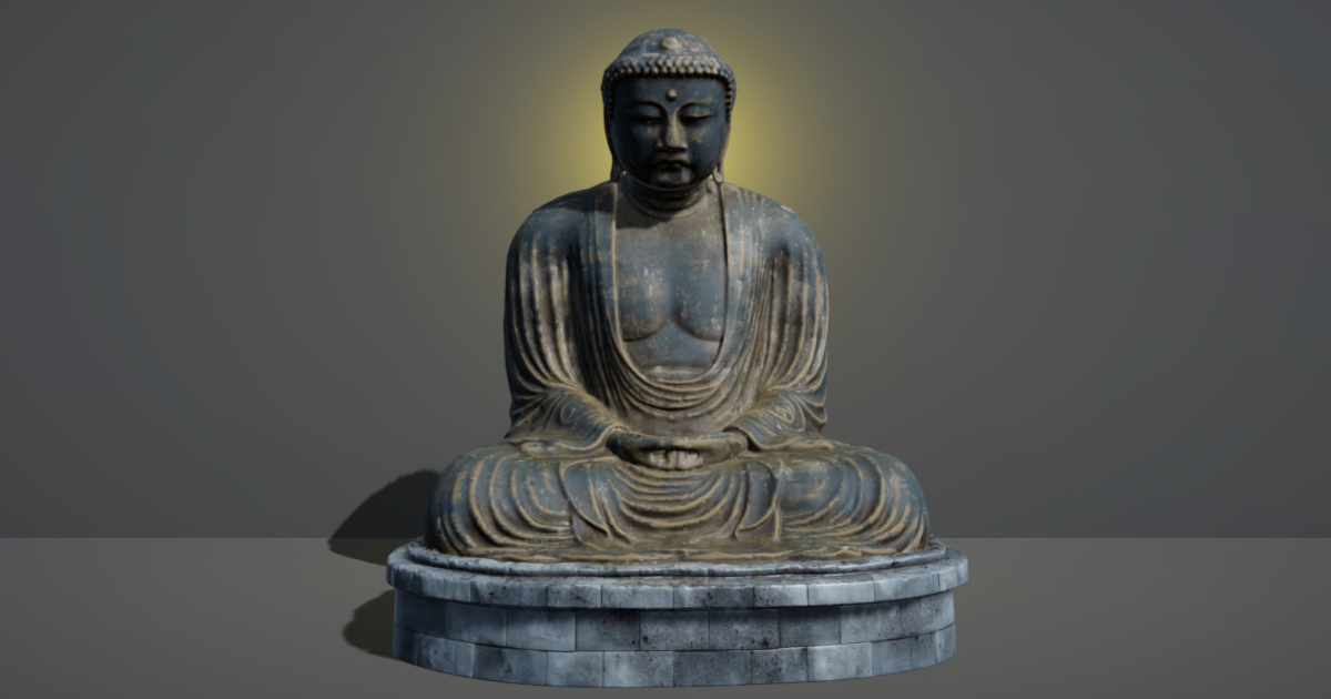 3D Model - Buddha Statue | 3D Environments | Unity Asset Store