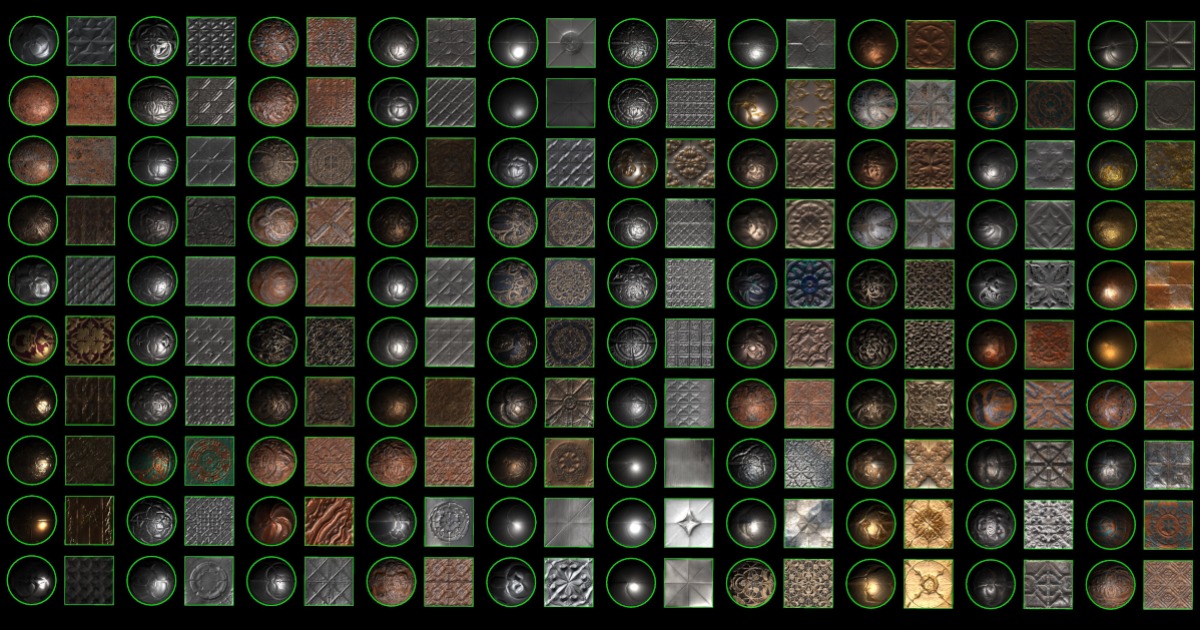 4K PBR Materials: 100 metal materials HDRP | 2D 金属 | Unity Asset Store