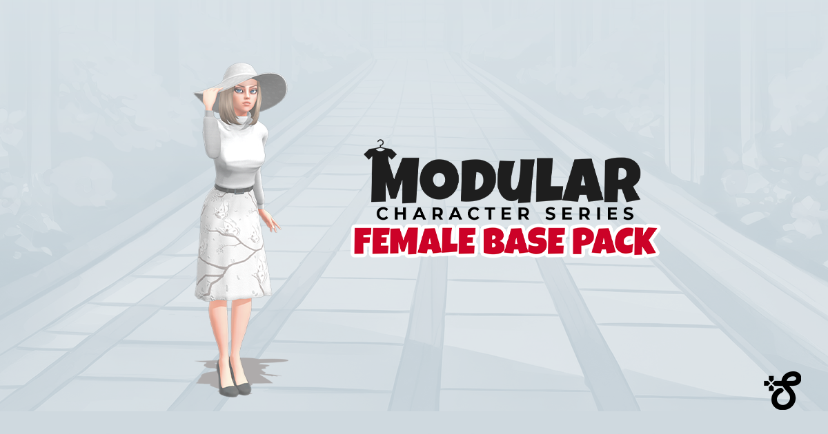 Modular Character: Stylized Female Base Pack | 3D Humanoids | Unity ...