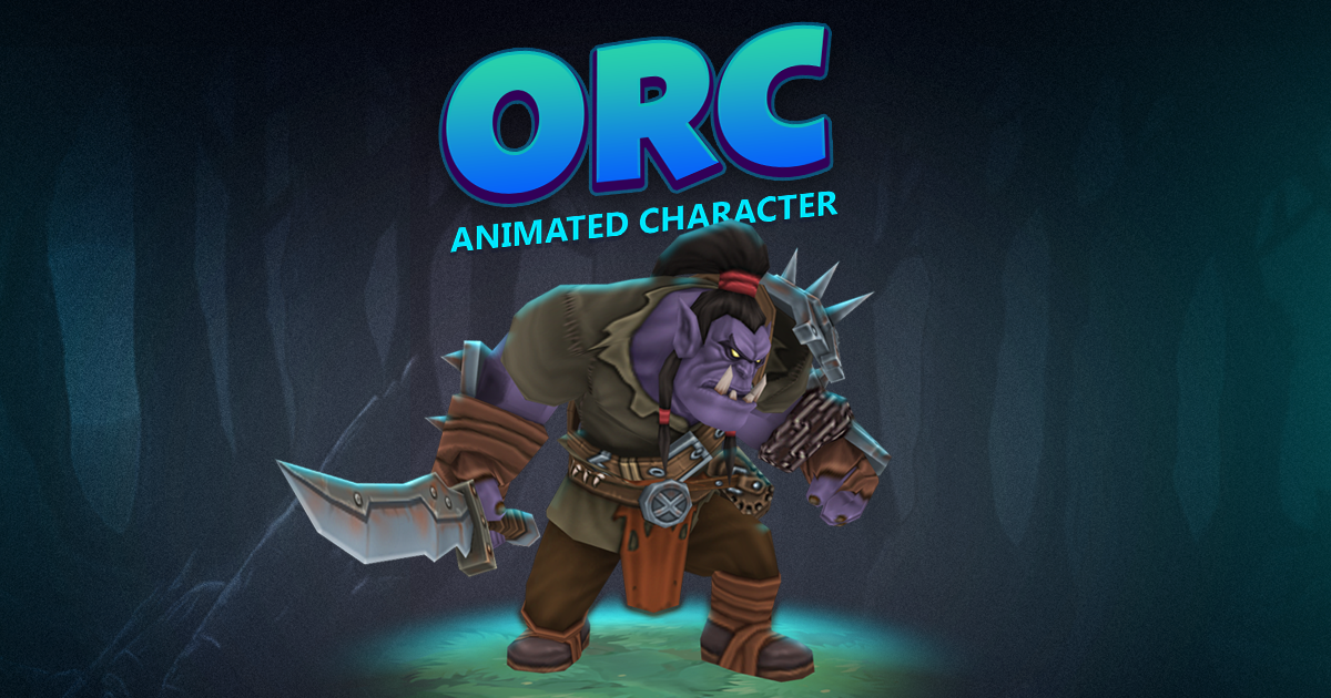 Orc animated character | 3D Characters | Unity Asset Store
