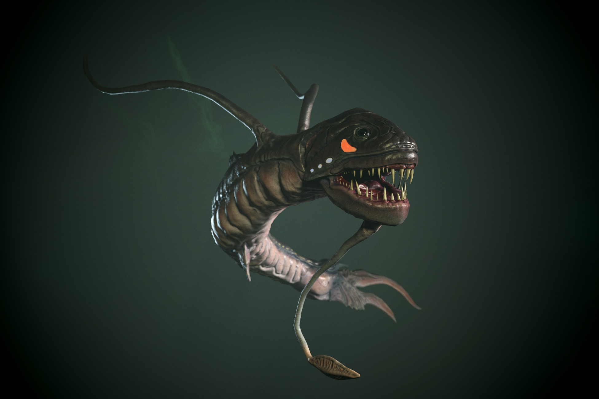 Fish Monster - Dragon Fish | 3D Creatures | Unity Asset Store