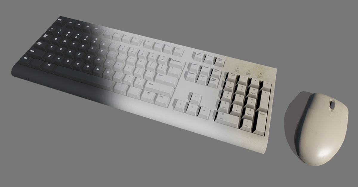 PC Keyboard & Mouse | 3D Electronics | Unity Asset Store